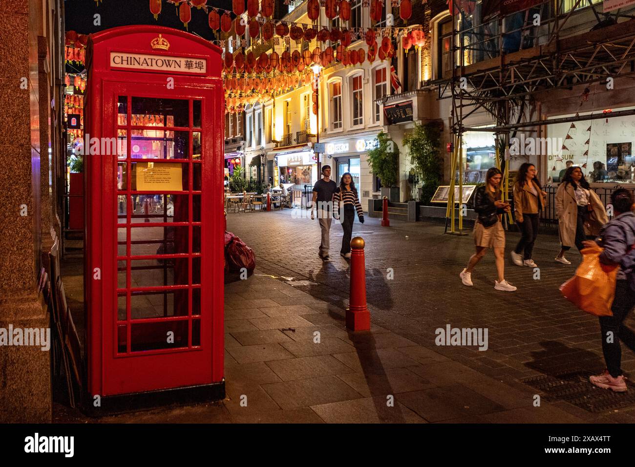 London, England – August 2023. Chinatown is an ethnic enclave in the ...