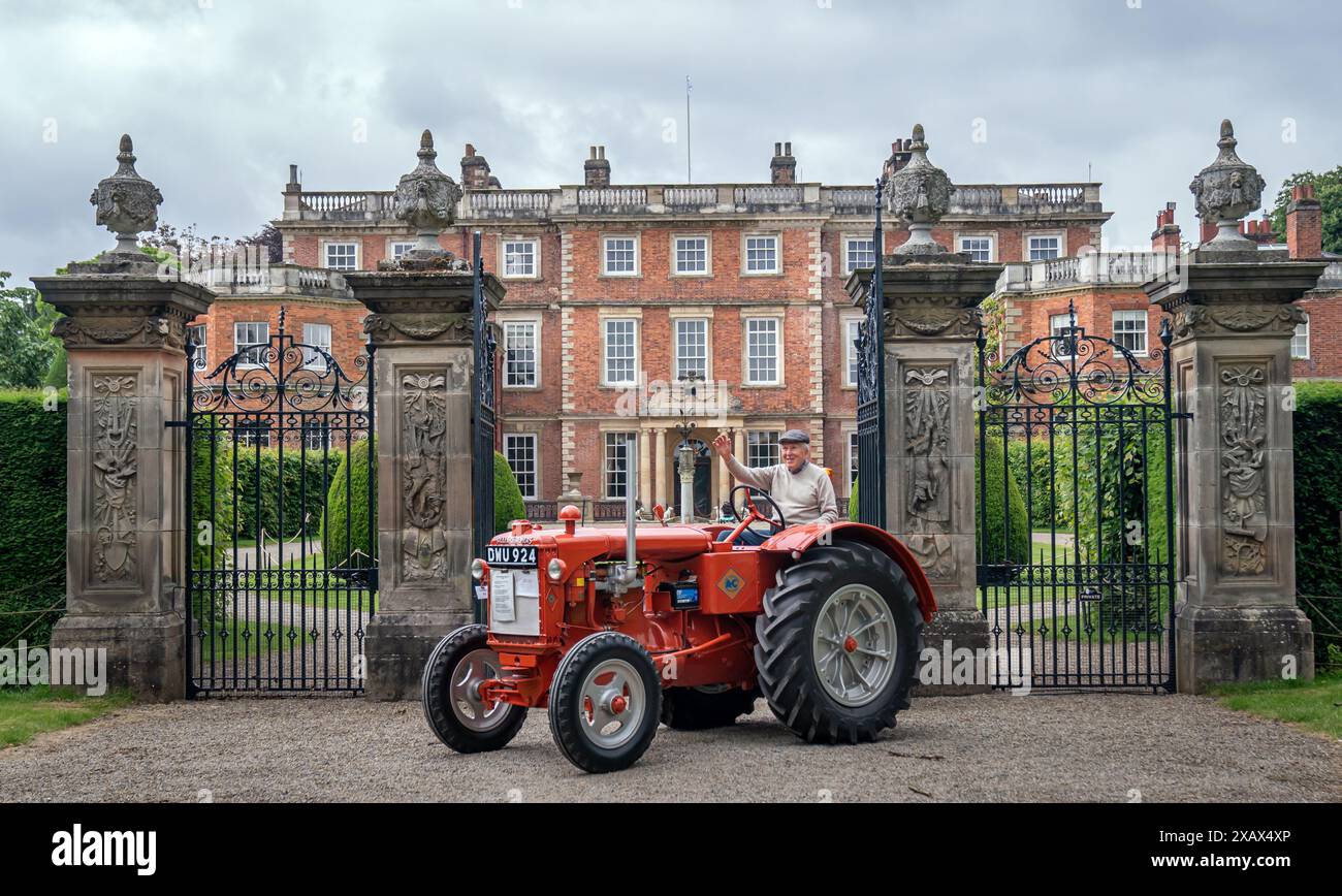 Fred Cowton with his restored 1939 Allis-Chalmers model U tractor at ...