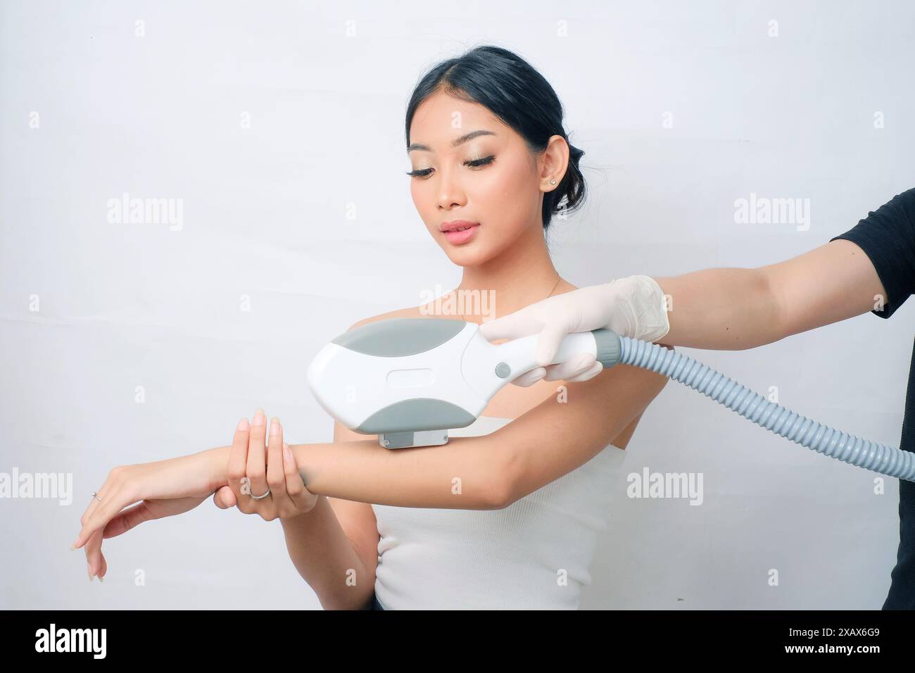 Hair removal routine hi-res stock photography and images - Alamy