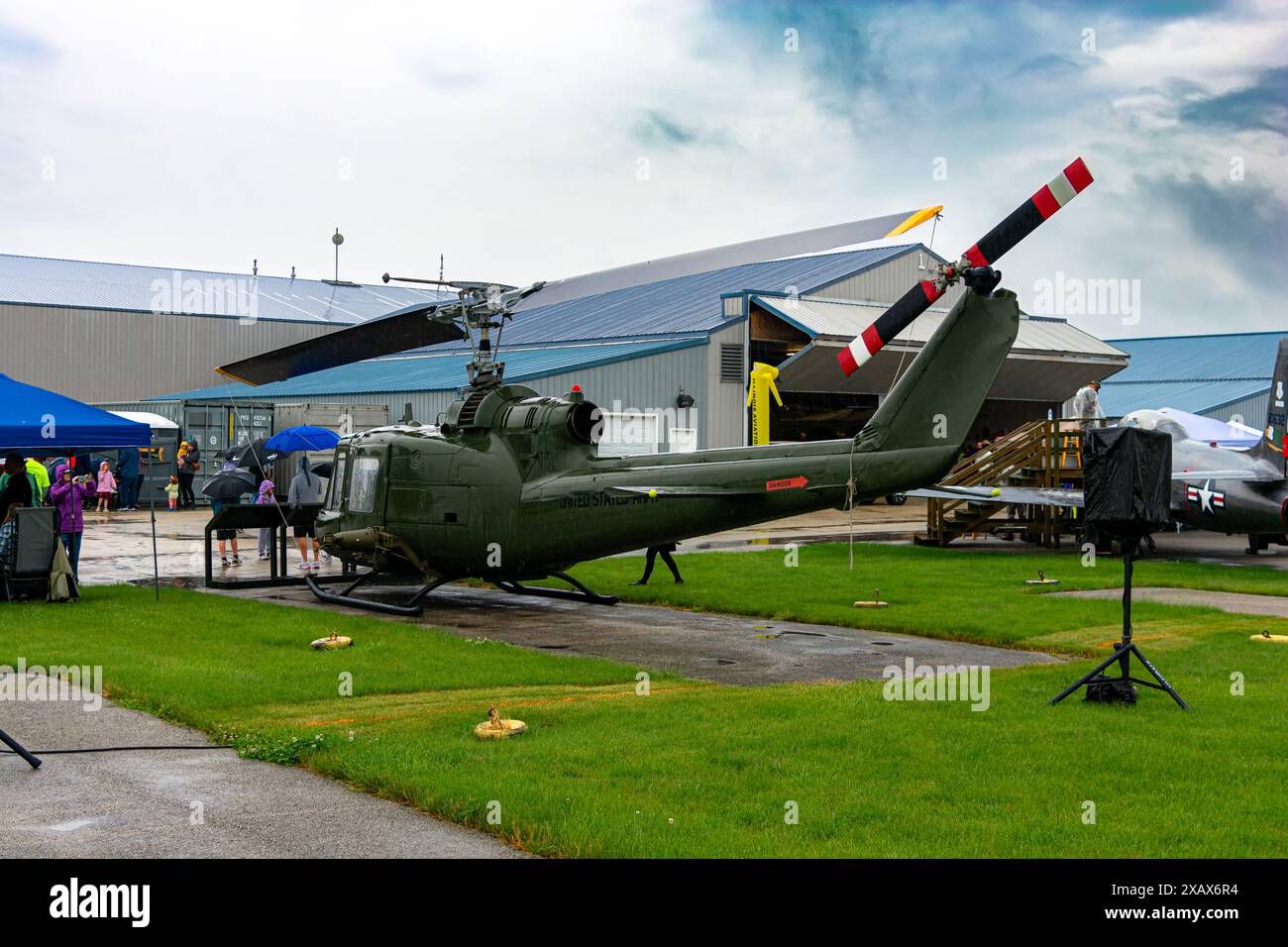 Bolingbrook, IL, USA - June 1, 2024: Vetnam War era helicopter on ...