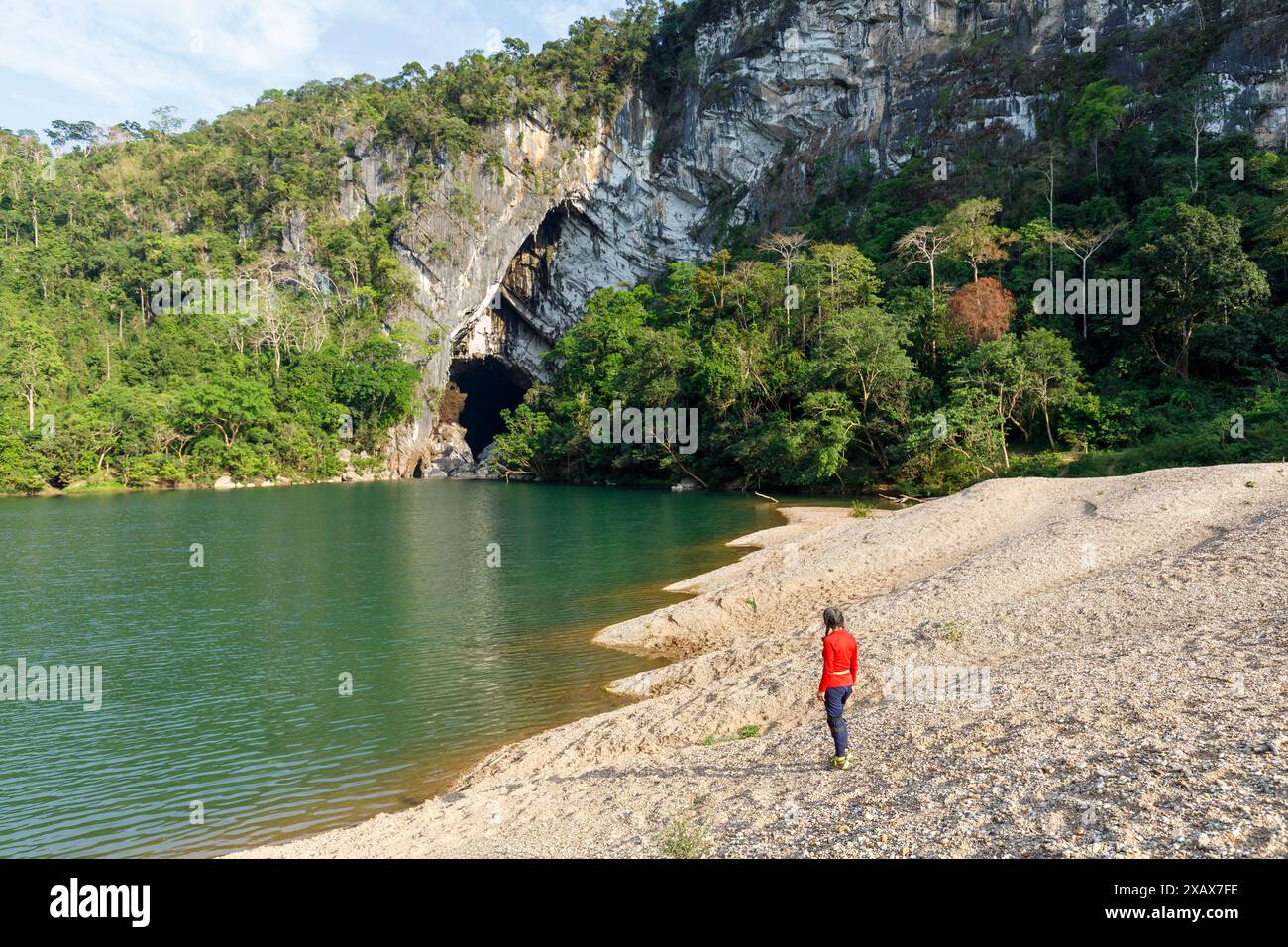 Entrance to Xe Bang Fai river cave, Laos Stock Photo - Alamy