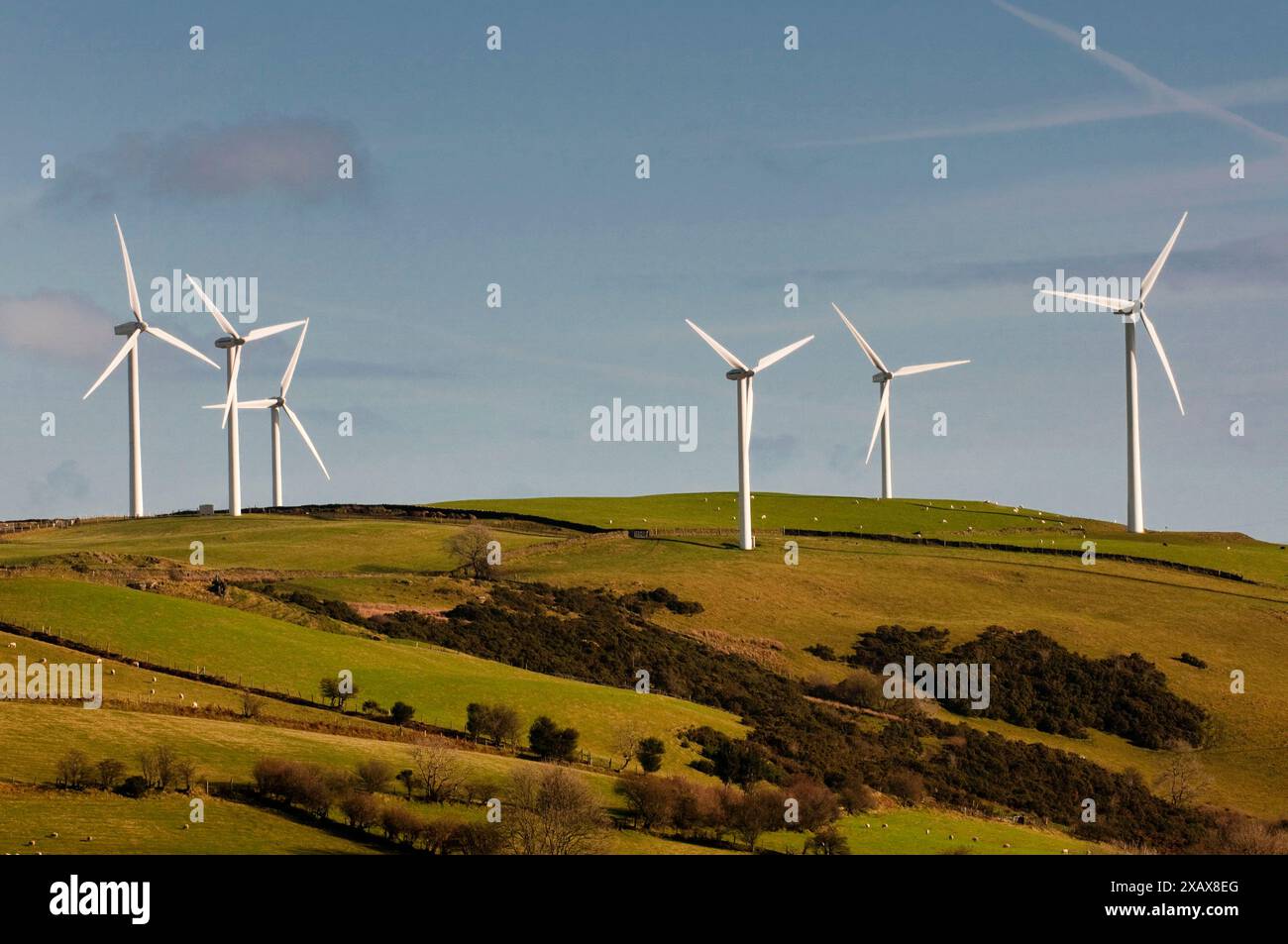 Mynydd maendy wind farm hi-res stock photography and images - Alamy