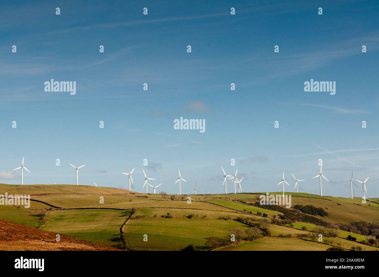 Mynydd maendy wind farm hi-res stock photography and images - Alamy