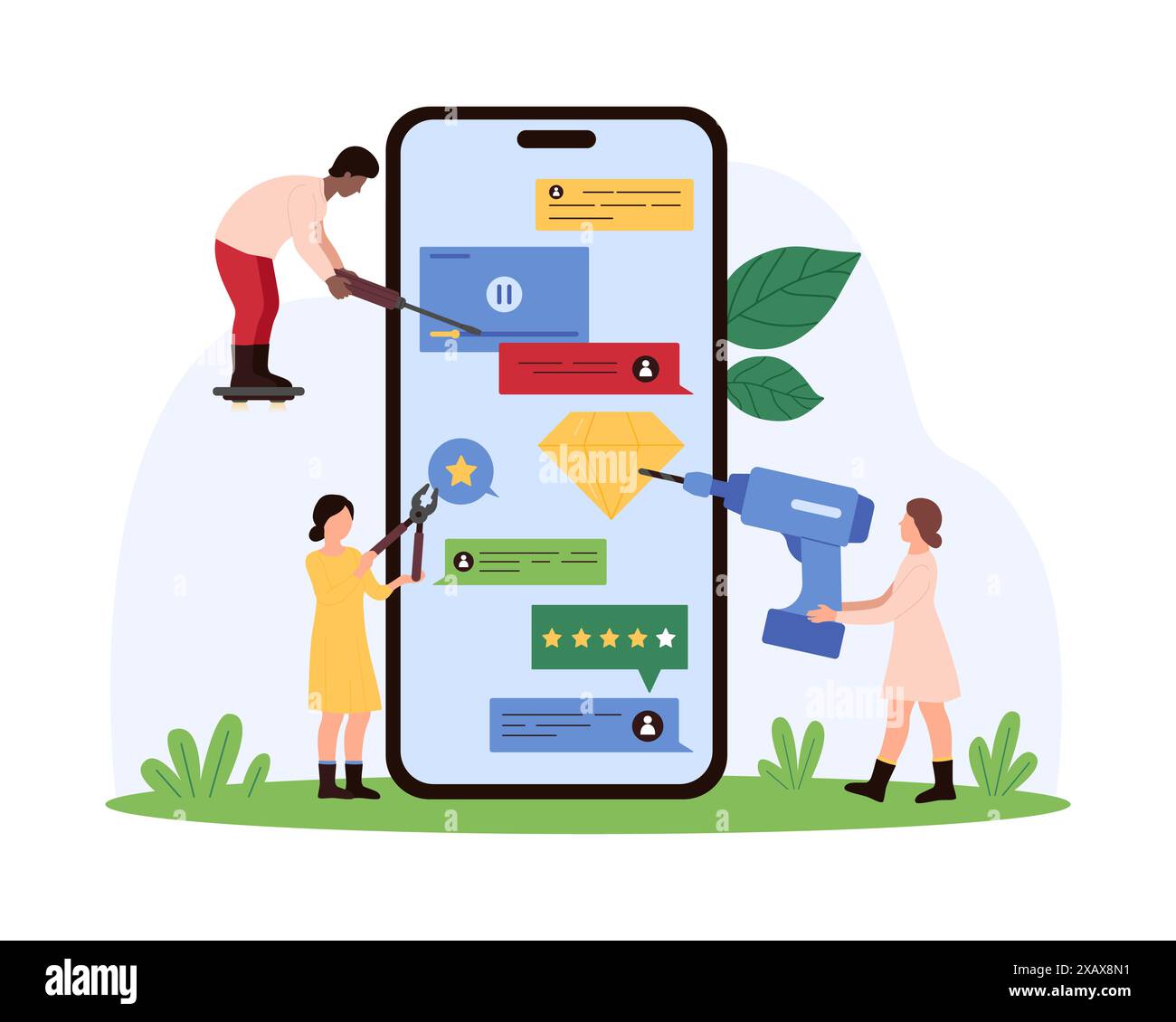 Browsing group Stock Vector Images - Alamy