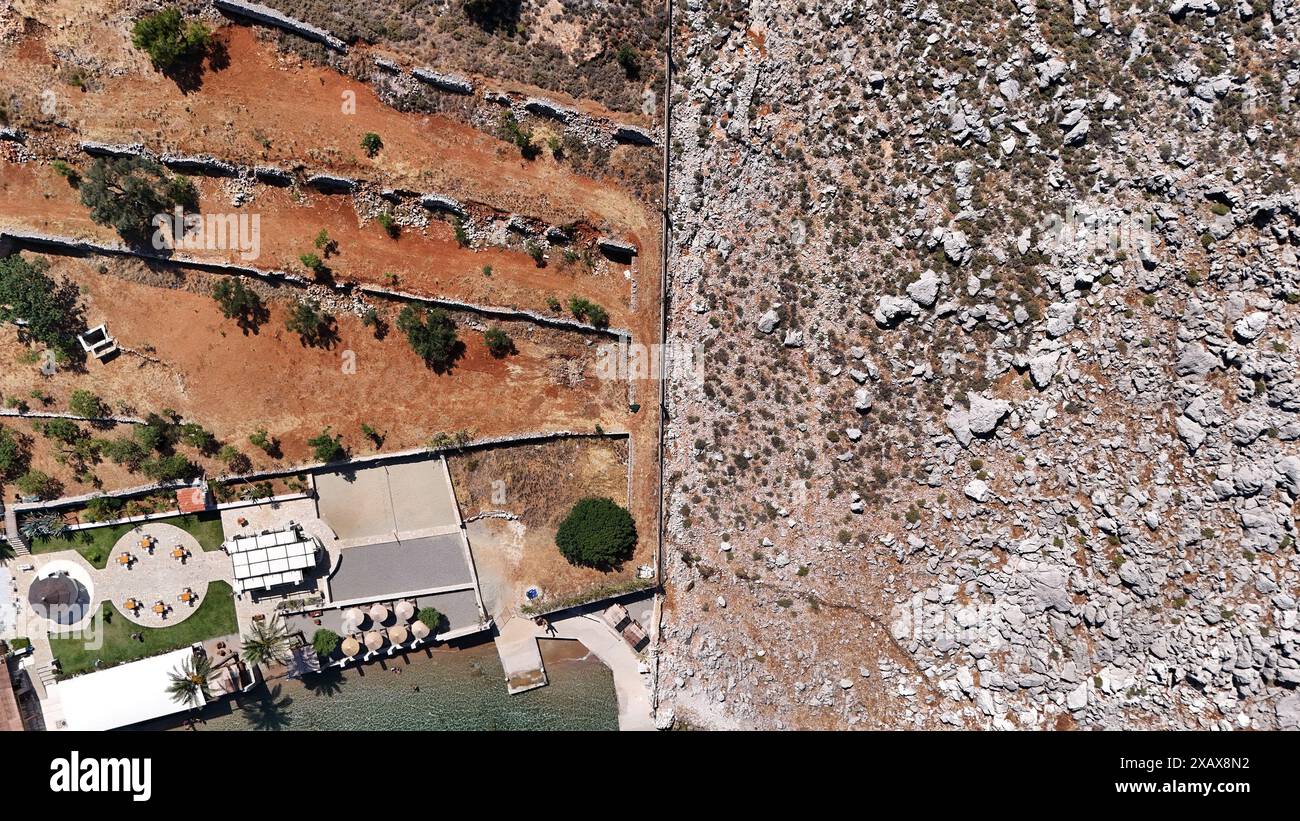 A general view of Agia Marina in Symi, Greece, where the body of TV ...