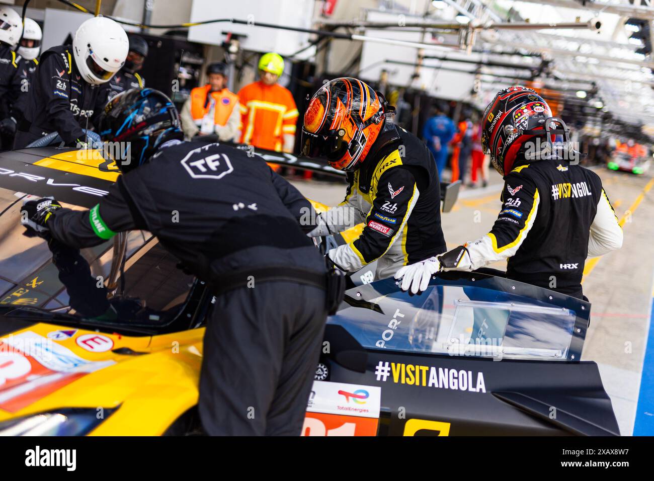 Le Mans, France. 09th June, 2024. VAN ROMPUY Tom (bel), TF Sport ...
