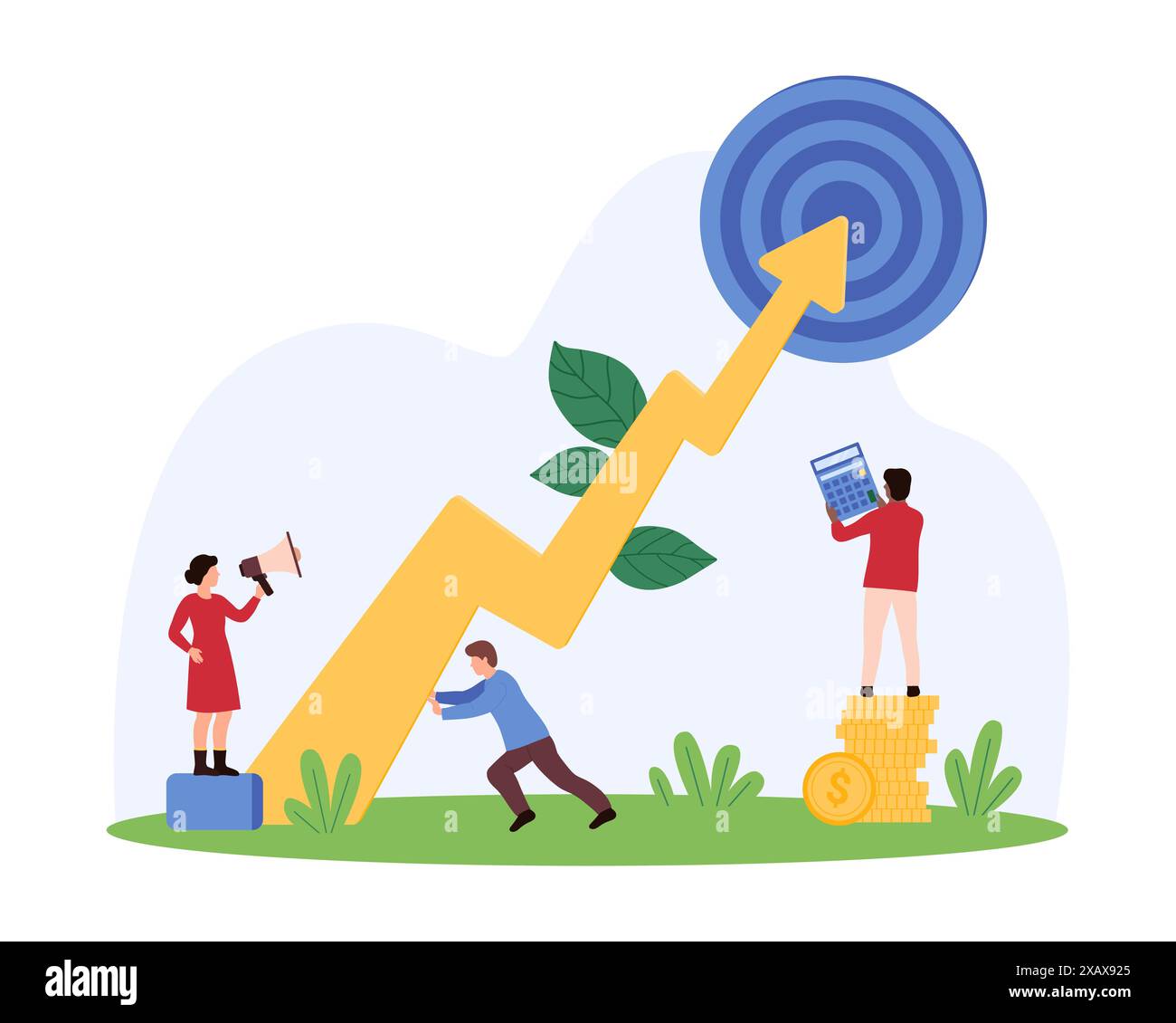 Economic development, focus on business growth and financial profit ...