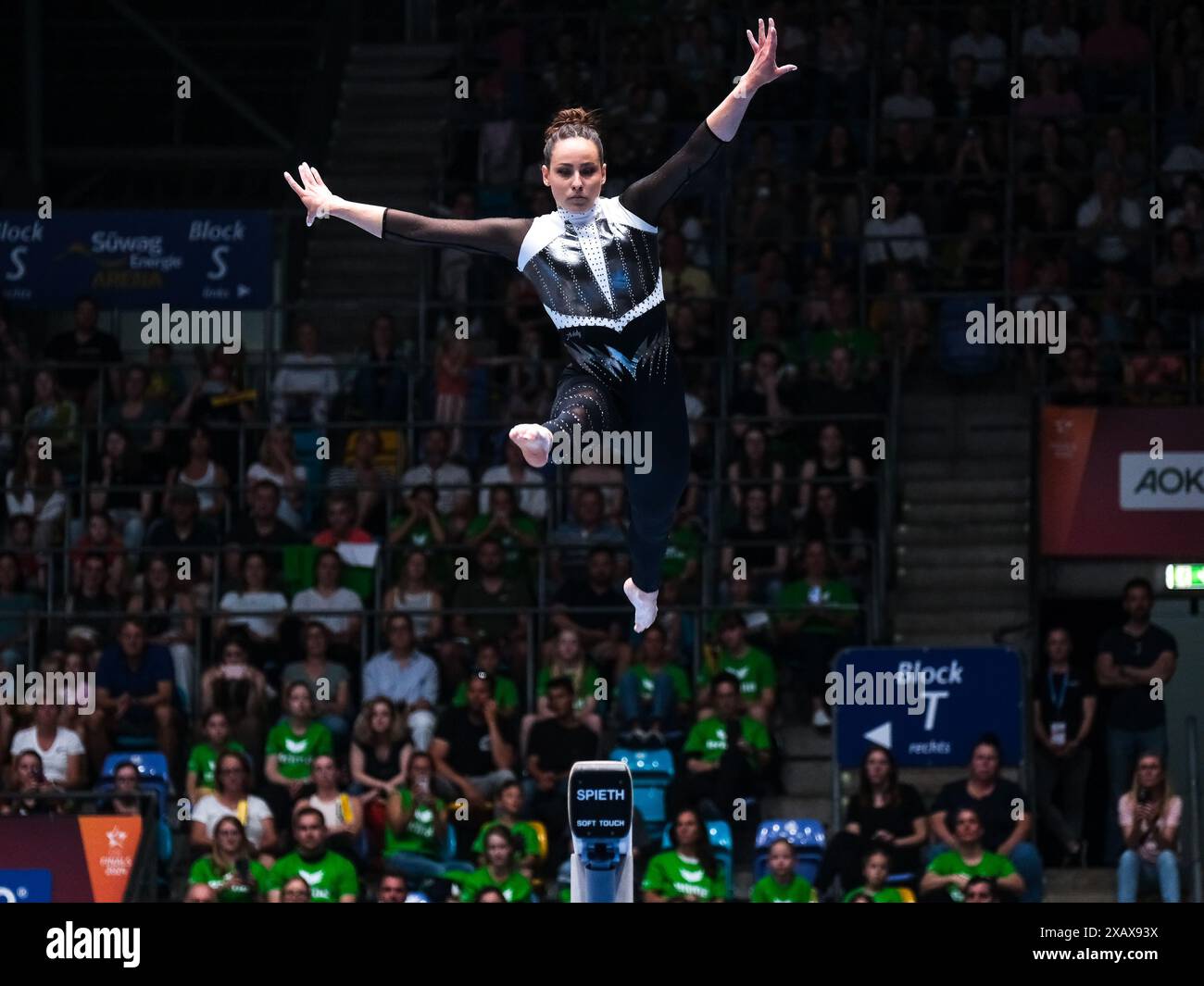 Sarah Voss (TZ DSHS Köln) turnt am Schwebebalken, Die Finals 2024 ...