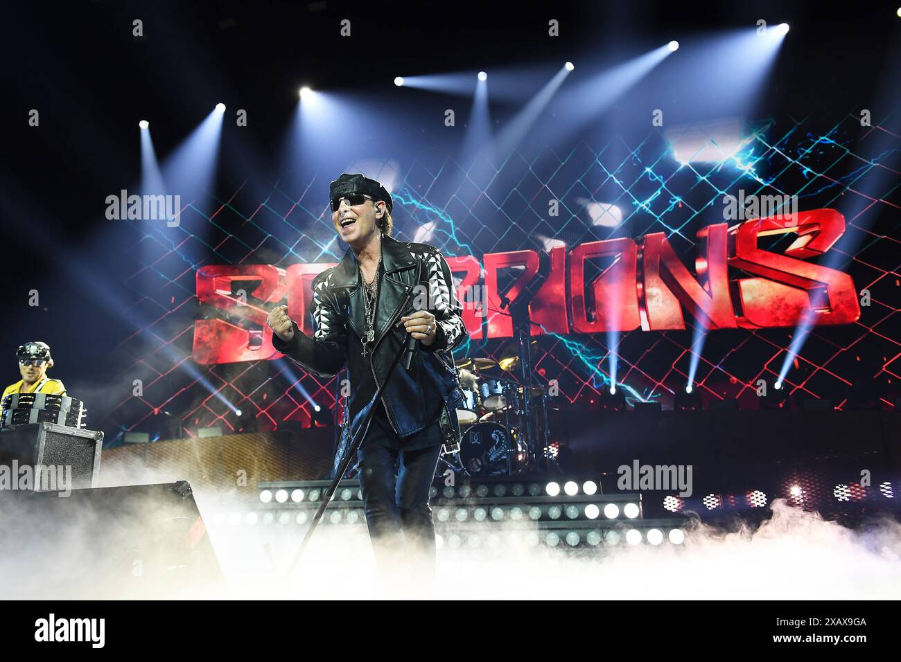 LONDON, ENGLAND - JUNE 08: Klaus Meine of ‘Scorpions’ performing at OVO ...