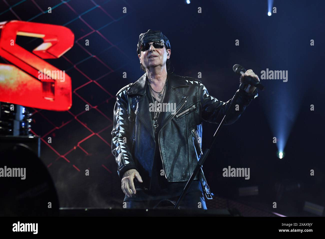 LONDON, ENGLAND - JUNE 08: Klaus Meine of ‘Scorpions’ performing at OVO ...