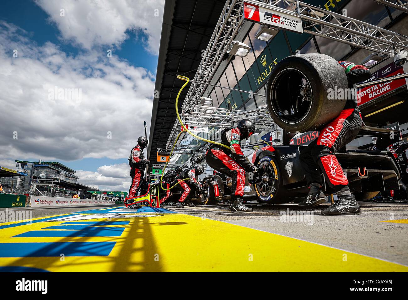 Le Mans, France. 09th June, 2024. 07 LOPEZ José María (arg), KOBAYASHI ...