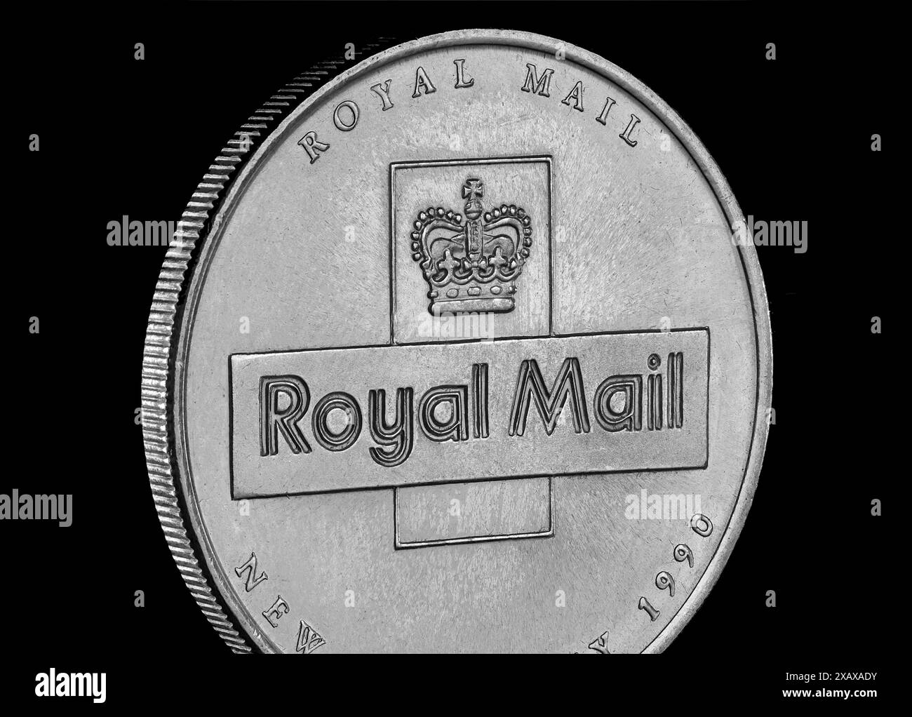 A coin issued to staff, to commemorate the company's New Identity of ...