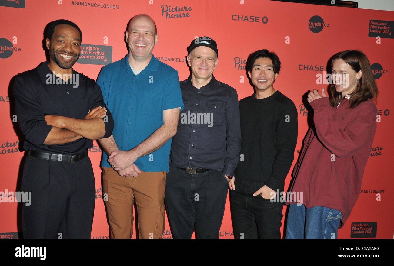 (L - R) Chiwetel Ejiofor, Nathan Zellner, David Zellner, Sean Wang and ...