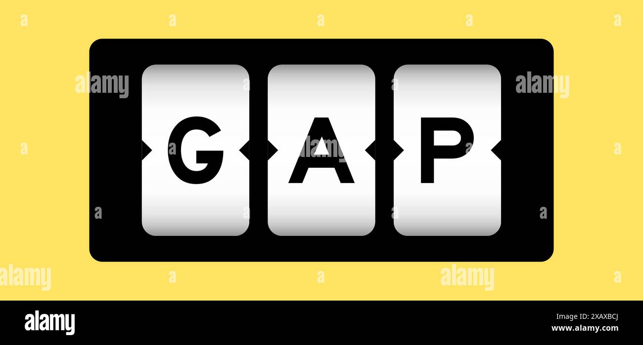 Black color in word GAP (abbreviation of good agricultural practice) on ...