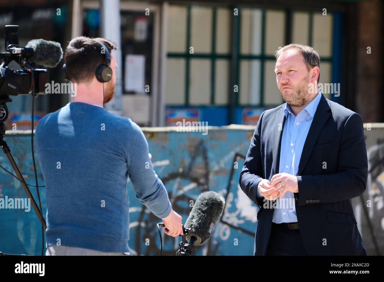 Edinburgh Scotland, UK. 09th June, 2024. Scottish Labour's Ian Murray ...