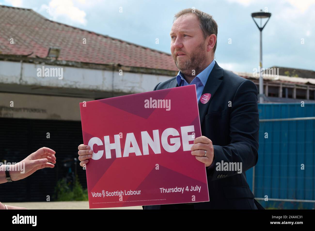 Edinburgh Scotland, UK. 09th June, 2024. Scottish Labour's Ian Murray ...