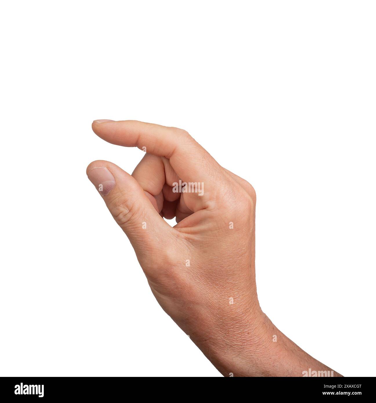 Pinch measure Cut Out Stock Images & Pictures - Alamy
