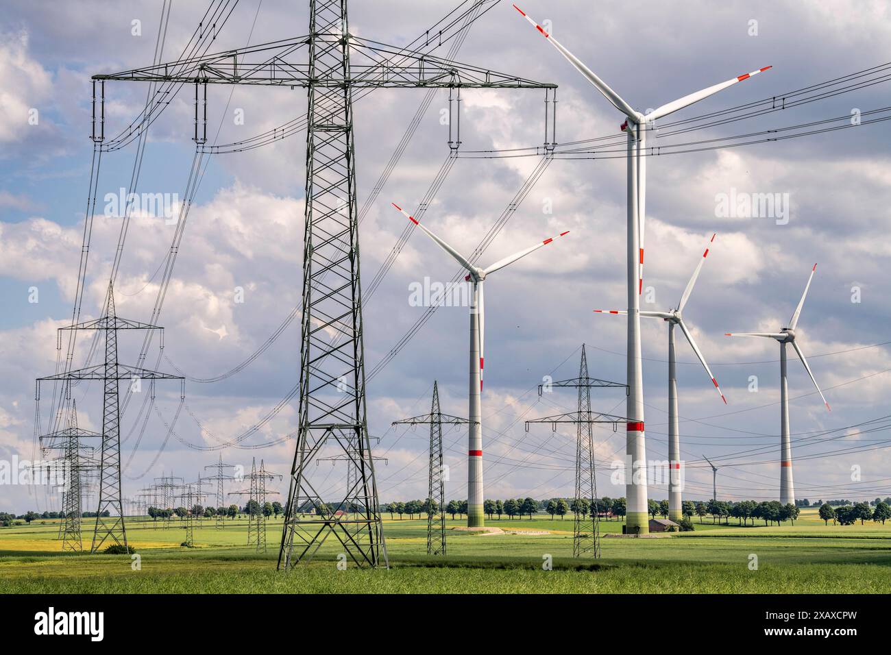 Windpark nordöstlich von Marsberg, Hochsauerlandkreis ...