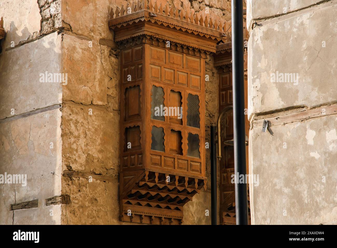 Jeddah, Saudi Arabia - December 12, 2022: Traditional architecture with ...