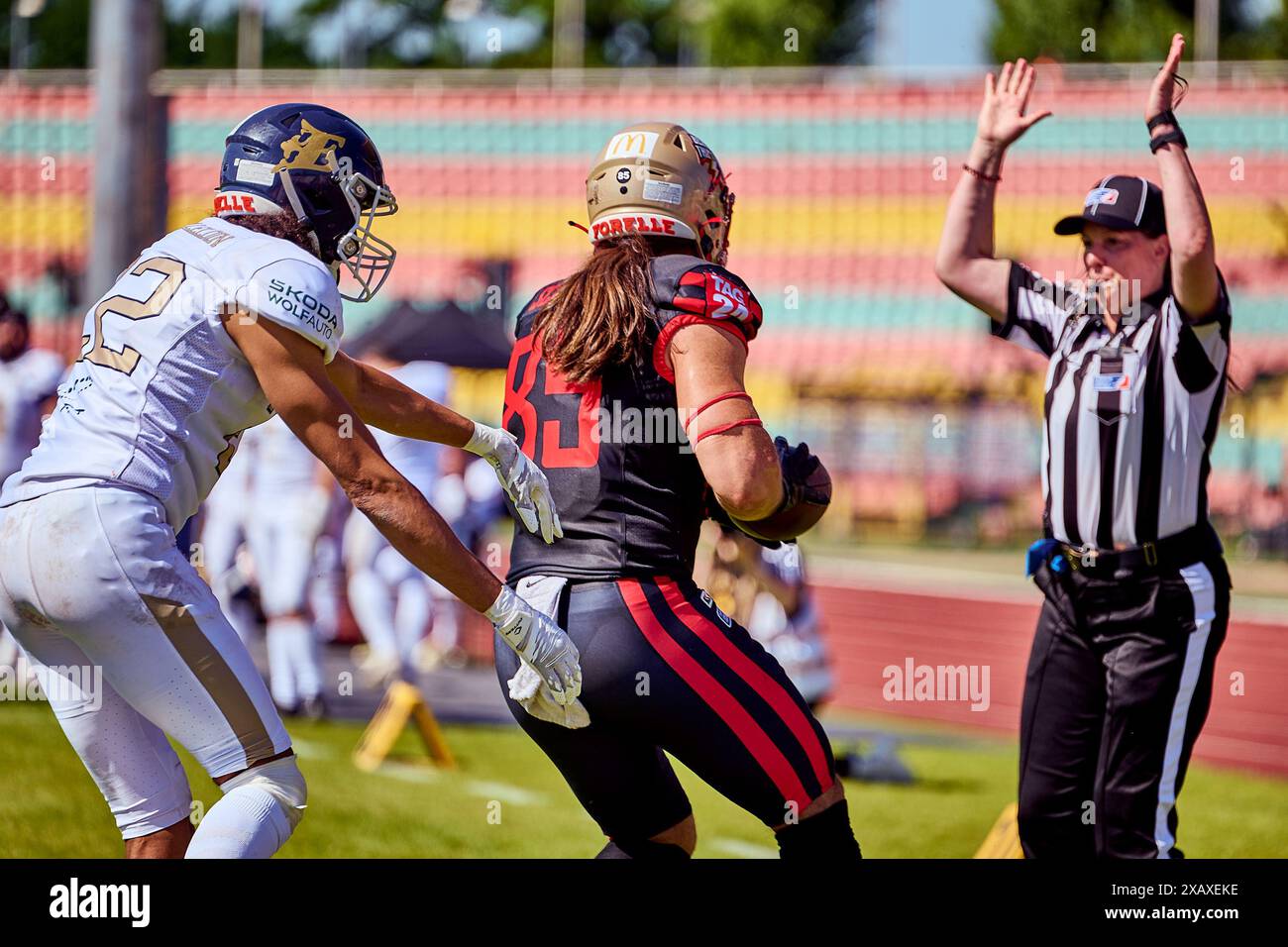 Nicolai Schumann (Berlin Thunder, #85), Touchdown, GER, Berlin Thunder ...