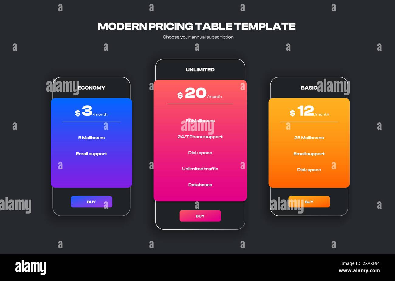 Comparison table. Modern infographic template for product feature ...