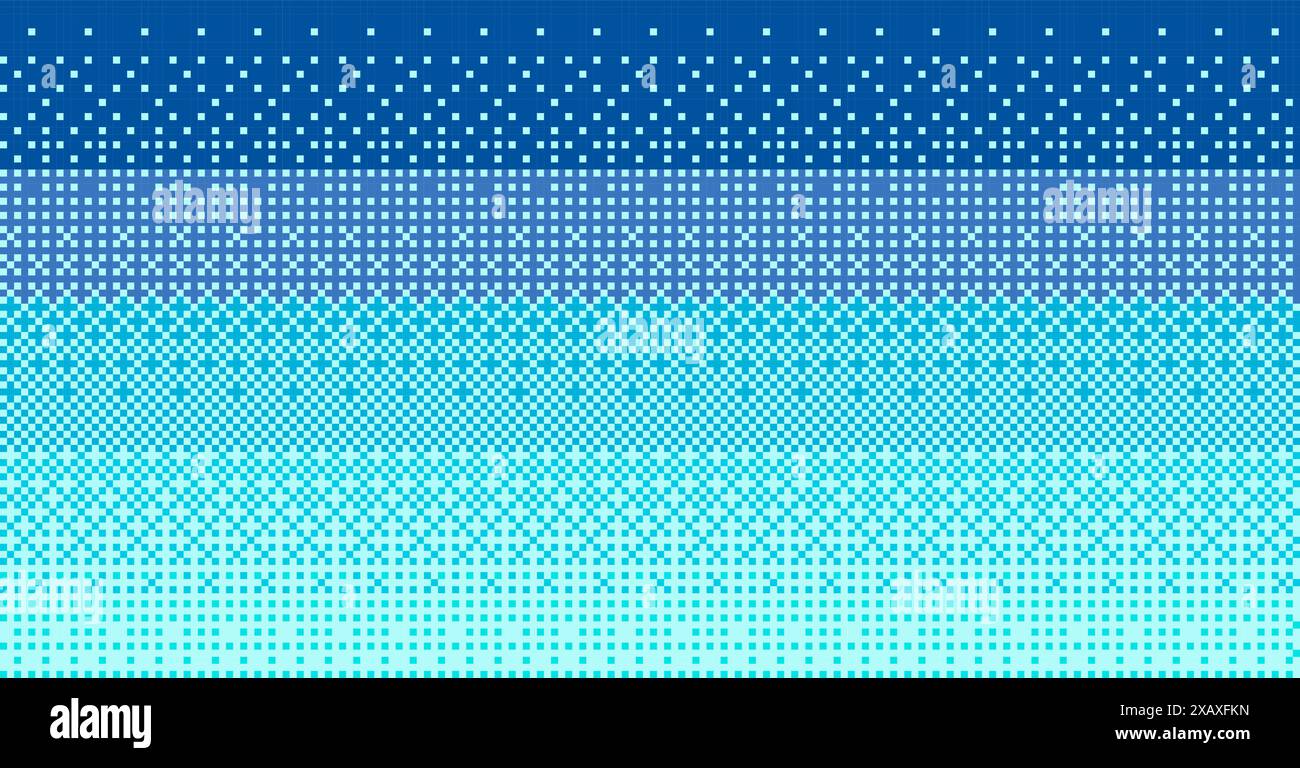 Pixel seamless gradient background. Retro 8 bit game tileable graphic ...