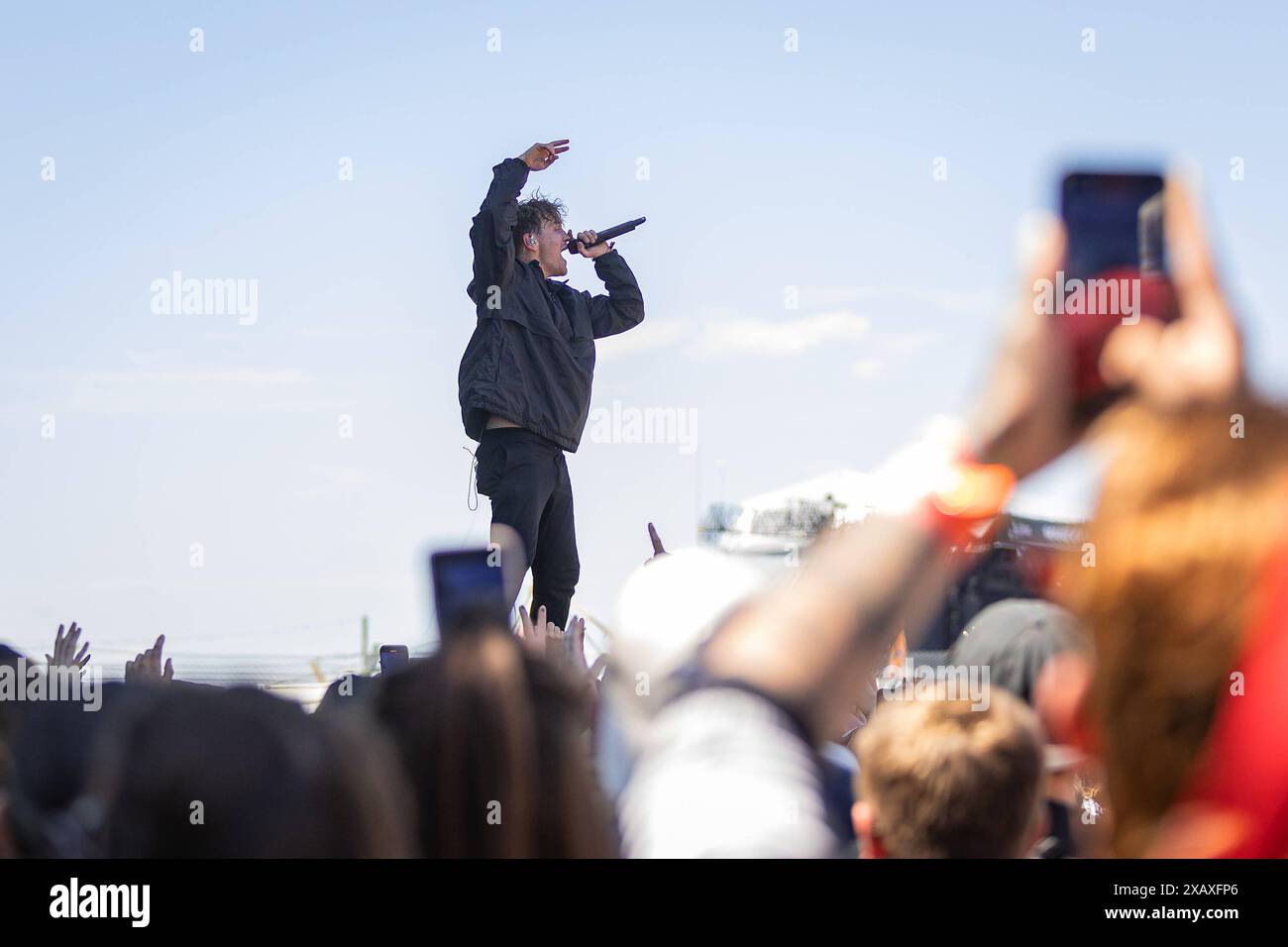 Rock am Ring 2024, Tag 3, 9.6.2024 Blackout Problems Sänger Mario ...