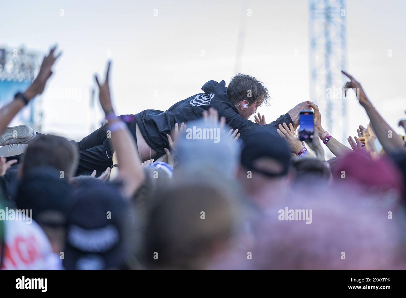 Rock am Ring 2024, Tag 3, 9.6.2024 Blackout Problems Sänger Mario ...
