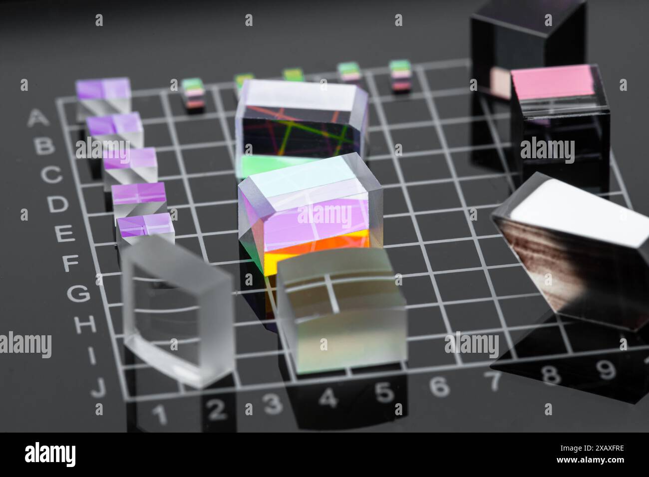 Triangular glass prism hi-res stock photography and images - Alamy