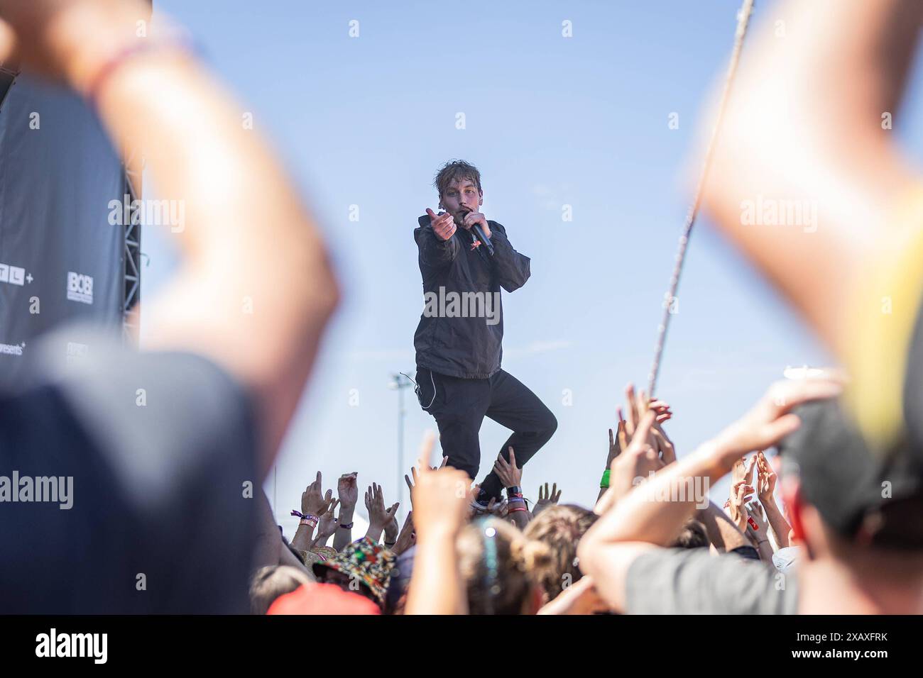 Rock am Ring 2024, Tag 3, 9.6.2024 Blackout Problems Sänger Mario ...