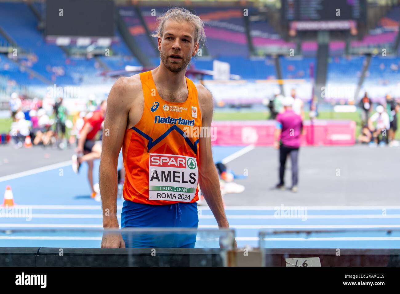 ROME, ITALY - JUNE 9: Douwe Amels of the Netherlands competes in the ...