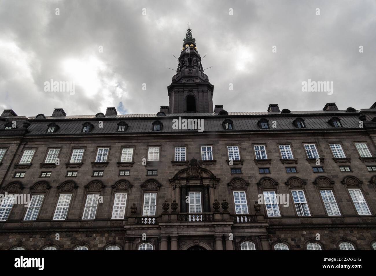 The Danish Parliament during the European Parliament elections, in ...