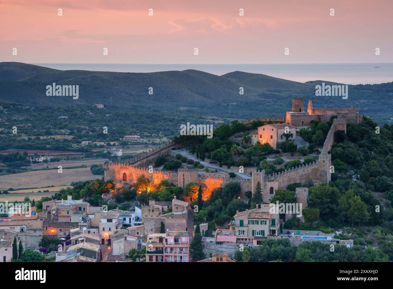 Castle of Capdepera, 14th century. Capdepera. Mallorca.Balearic Islands ...