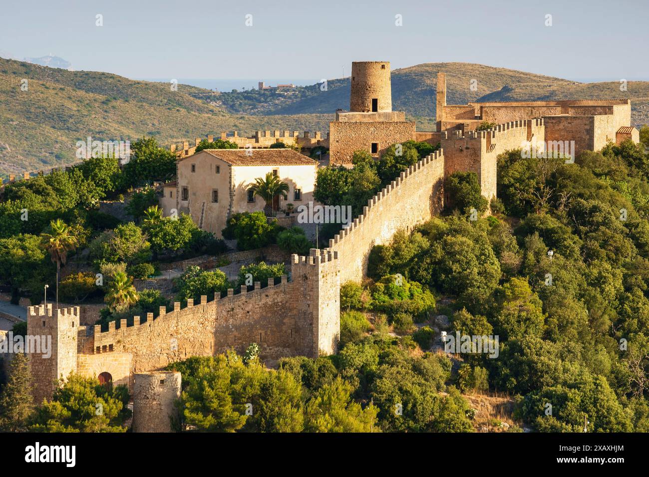 Castle of Capdepera, 14th century. Capdepera. Mallorca.Balearic Islands ...