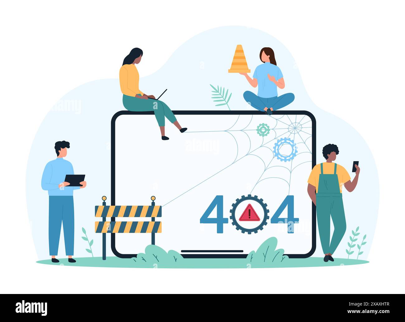 Screen system on construction Stock Vector Images - Alamy