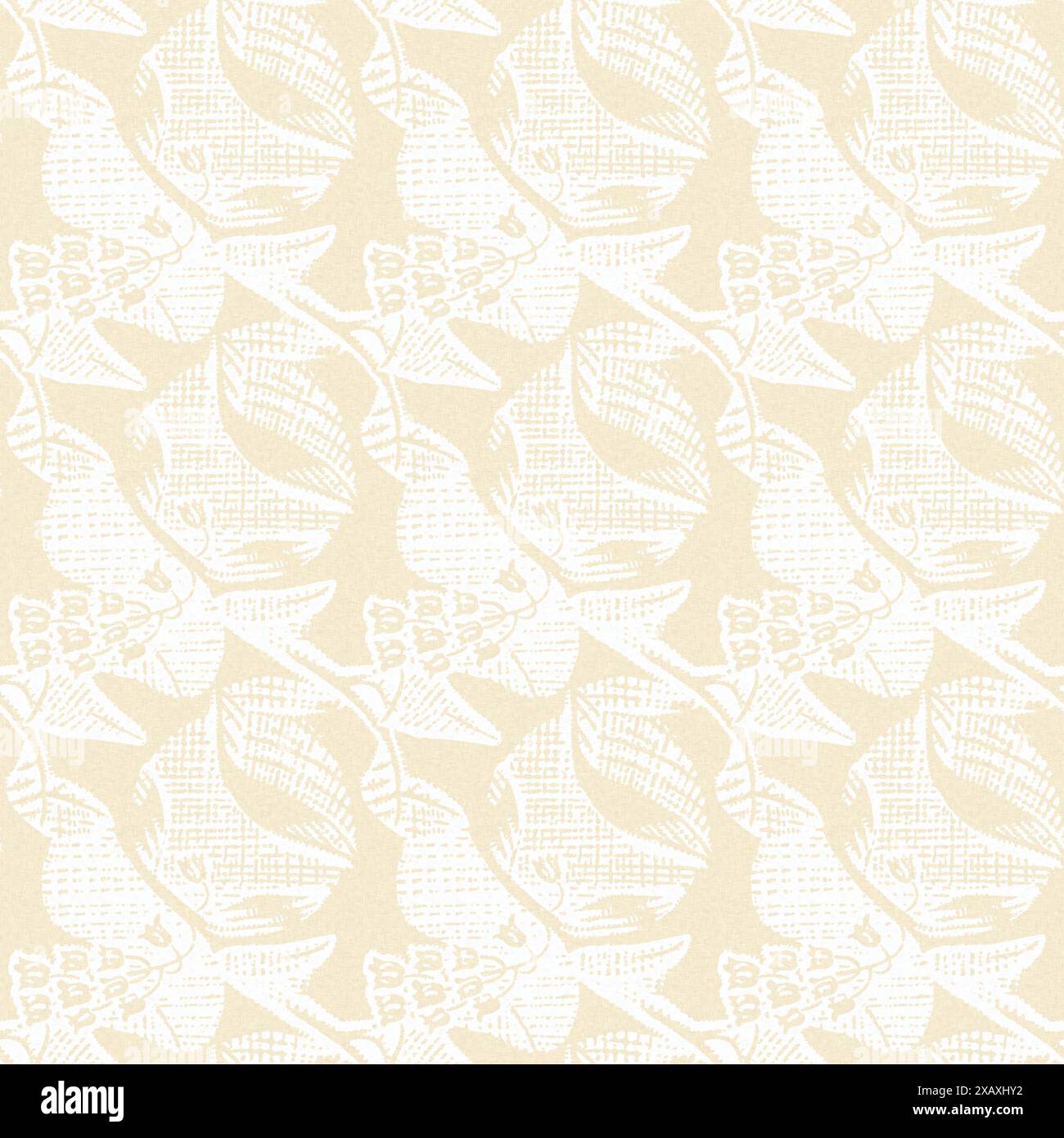 Modern white on cream lace effect wedding background texture. Soft ...