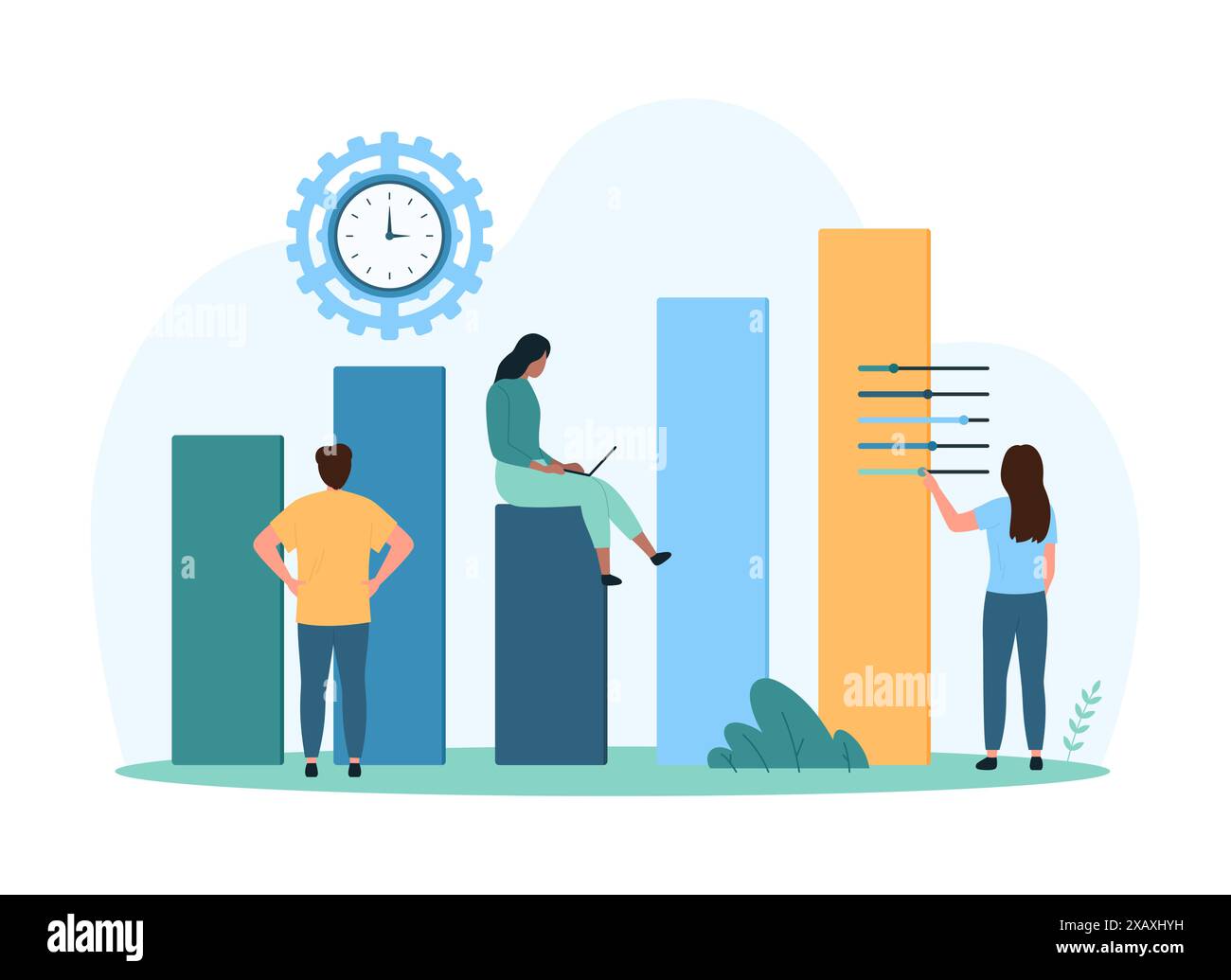 Statistic growth analysis, analytics of financial chart up for business ...