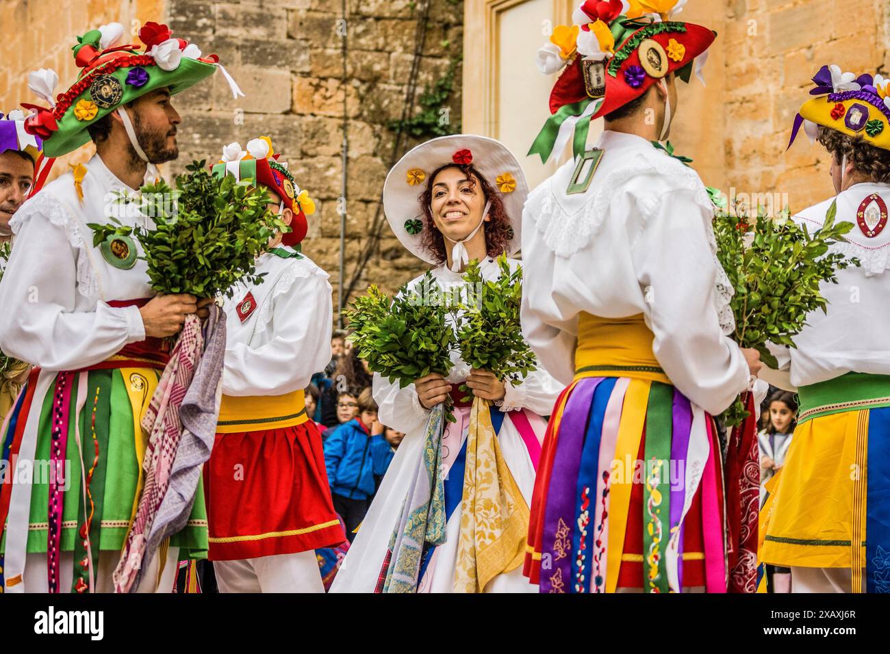 cossiers dance, popular Mallorcan dance, Algaida, Mallorca, balearic ...