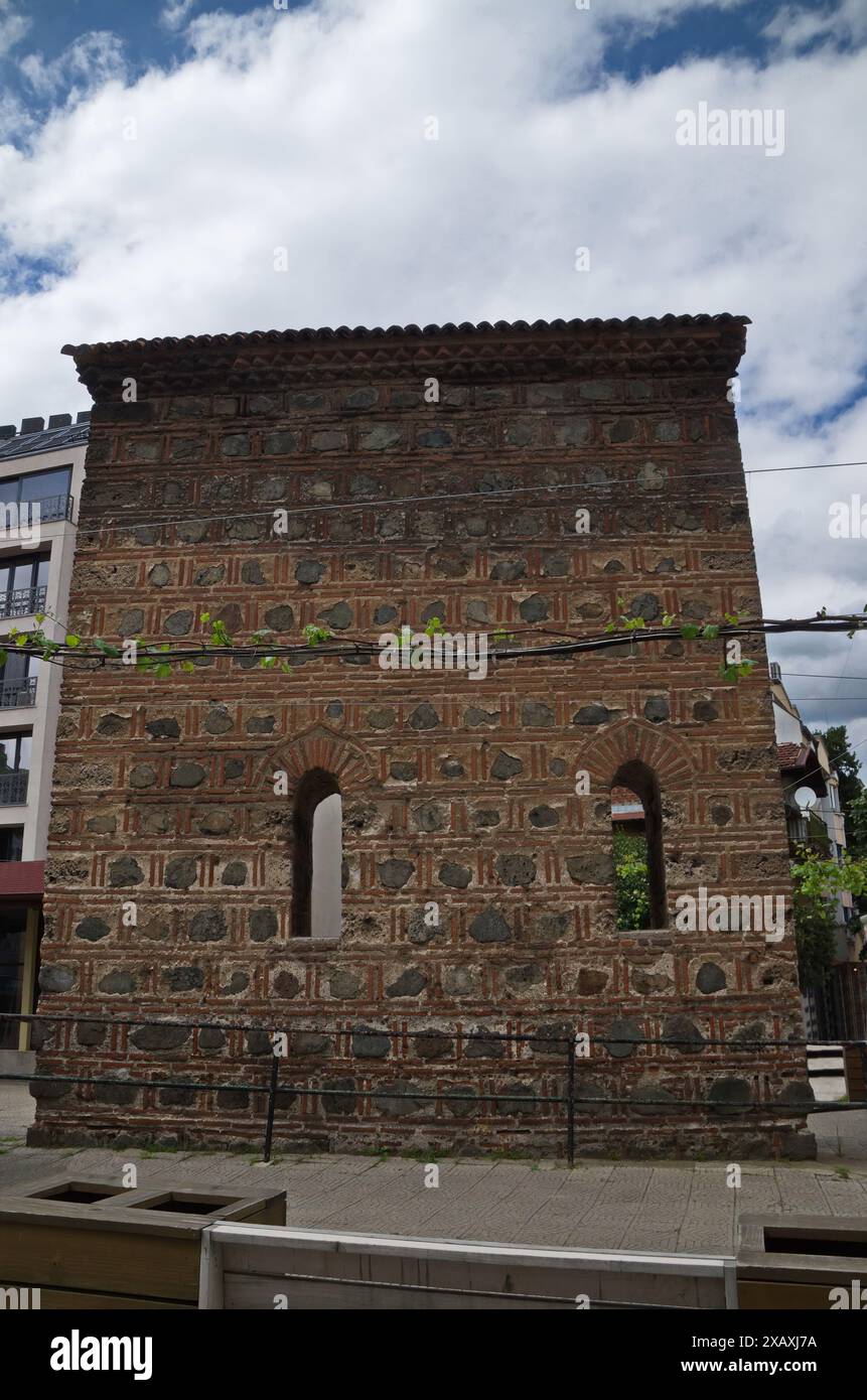 A view of part of preserved ruins of cult building from Ottoman period ...