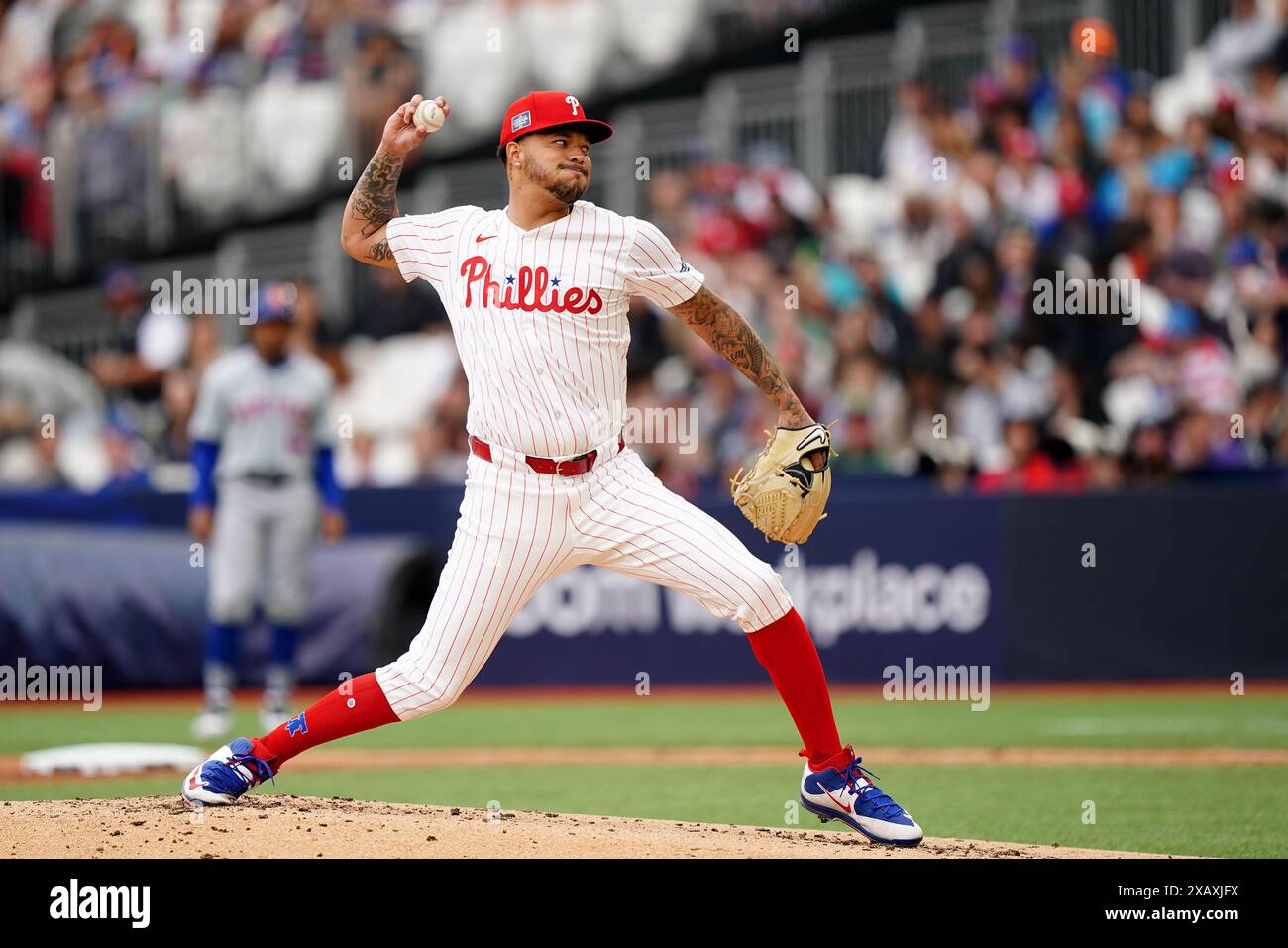 Philadelphia Phillies' Taijuan Walker pitches during game two of the ...