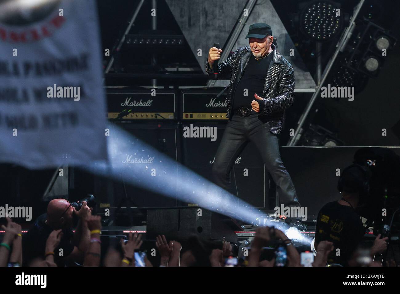 Vasco Rossi performs live on stage during the Vasco Live 2024 at San ...