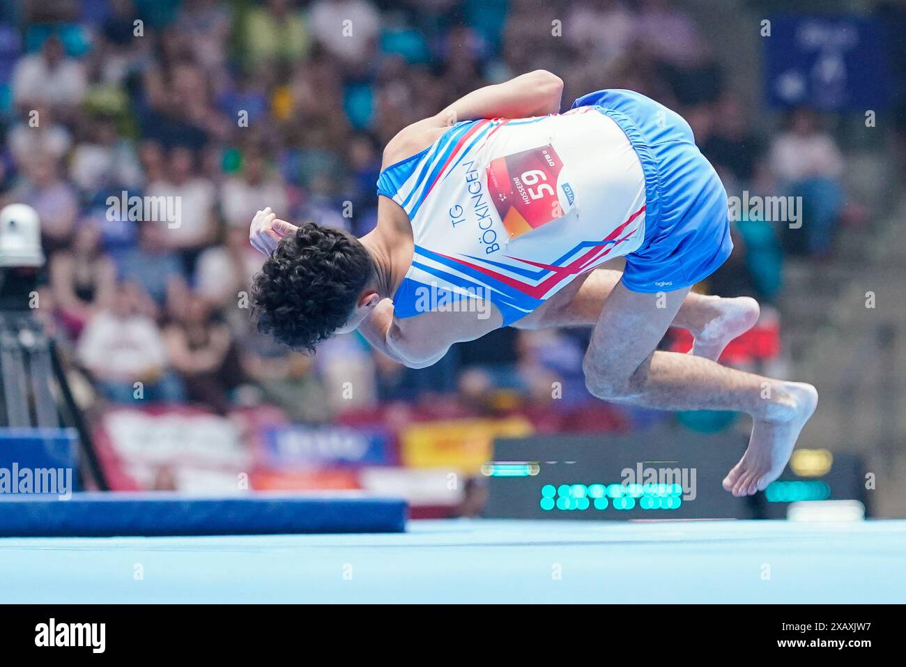 09 June 2024, Hesse, Frankfurt/Main: Gymnastics: German Championships ...