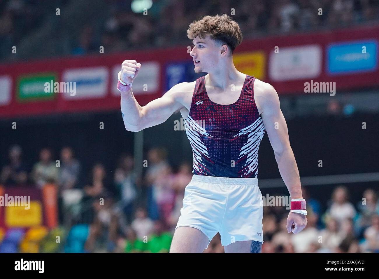 09 June 2024, Hesse, Frankfurt/Main: Gymnastics: German Championships ...