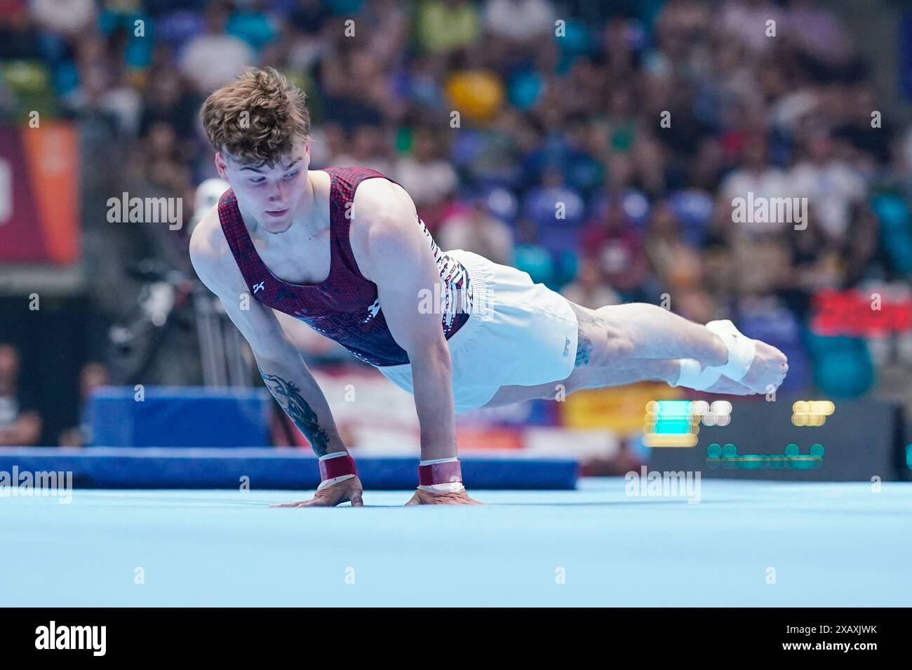 09 June 2024, Hesse, Frankfurt/Main: Gymnastics: German Championships ...