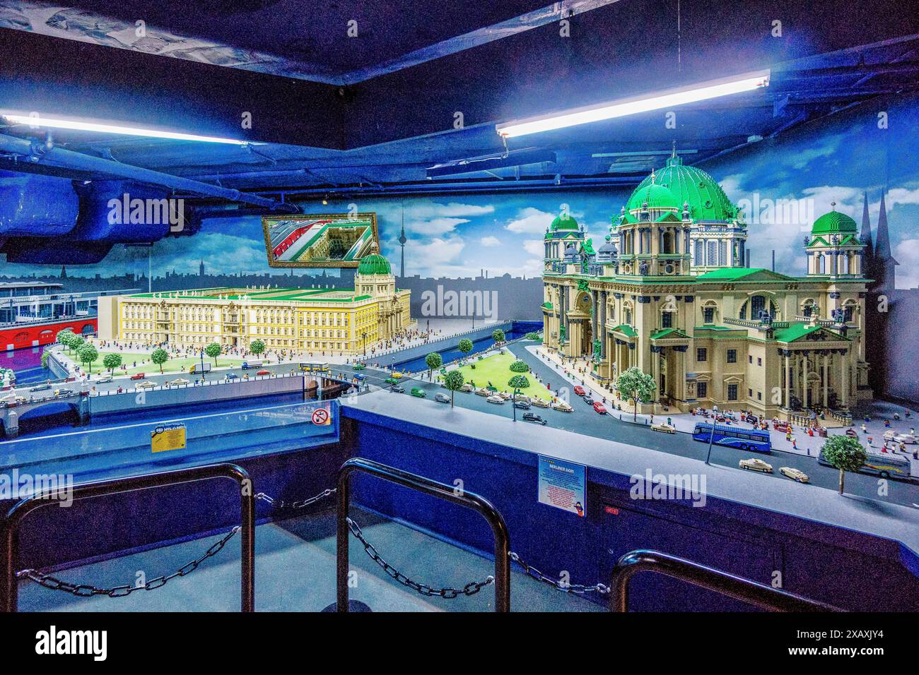 Lego models, Potsdamer Platz buildings, Berlin, germany, europe Stock ...