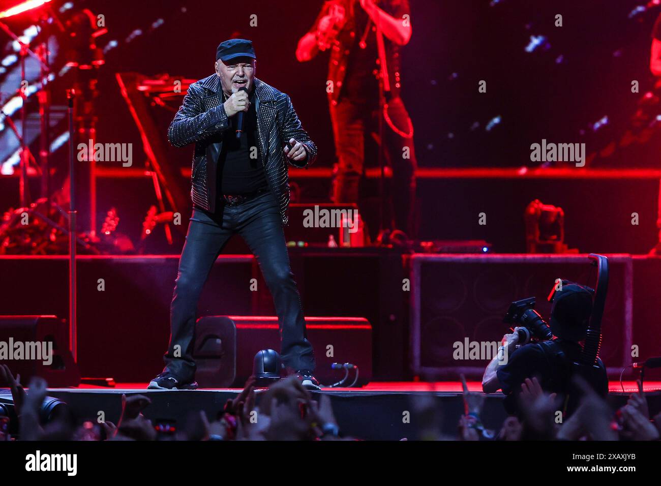 Vasco Rossi performs live on stage during the Vasco Live 2024 at San ...