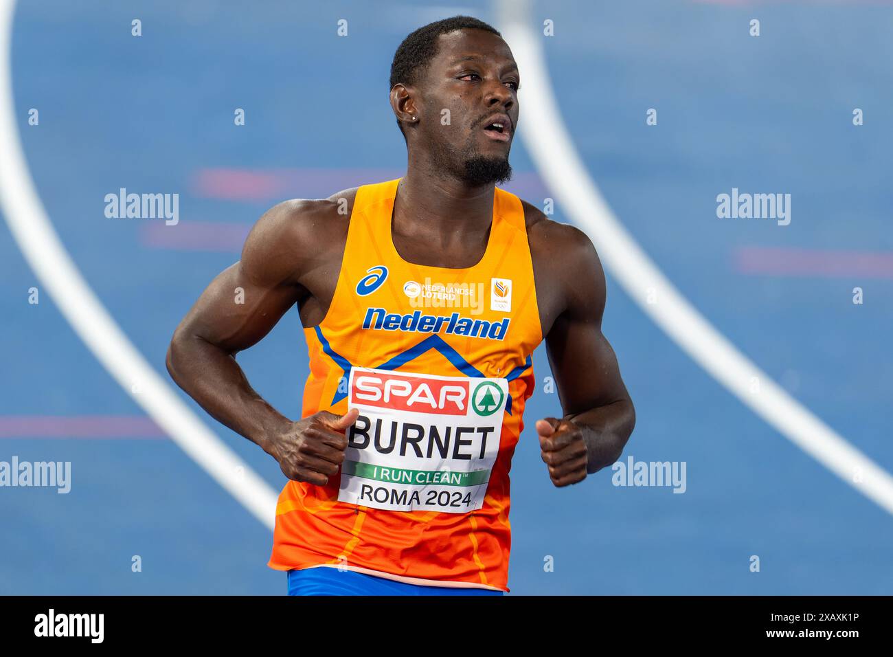 ROME, ITALY - JUNE 8: Taymir Burnet of Netherlands after competing in ...