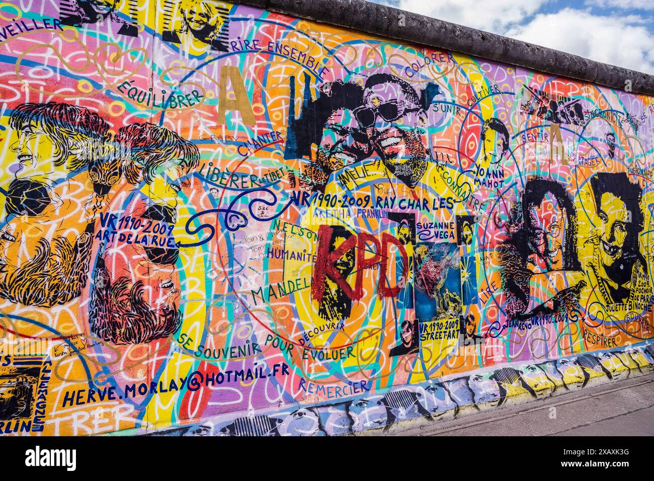 Berlin Wall - Berliner Mauer-, Berlin, Germany, Europe Stock Photo - Alamy