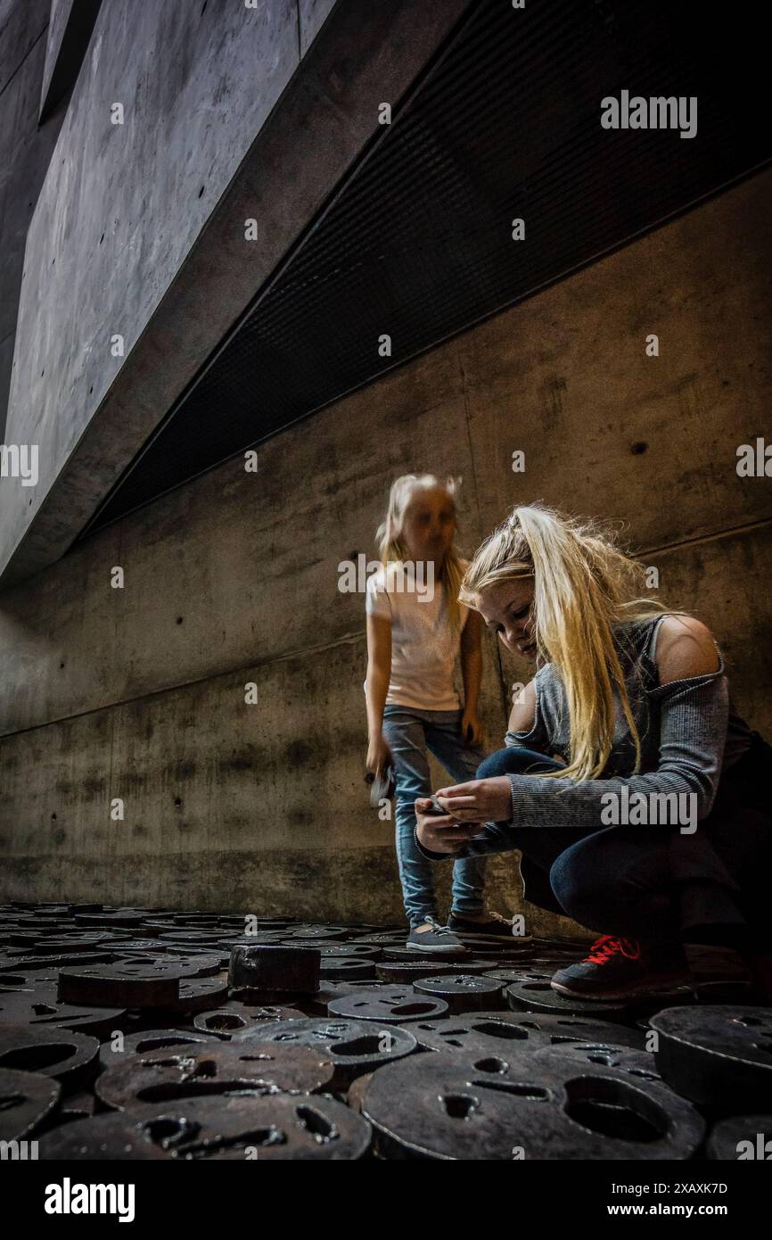 Shalechet, -fallen leaves-, artist installation by Menashe Kadishman ...