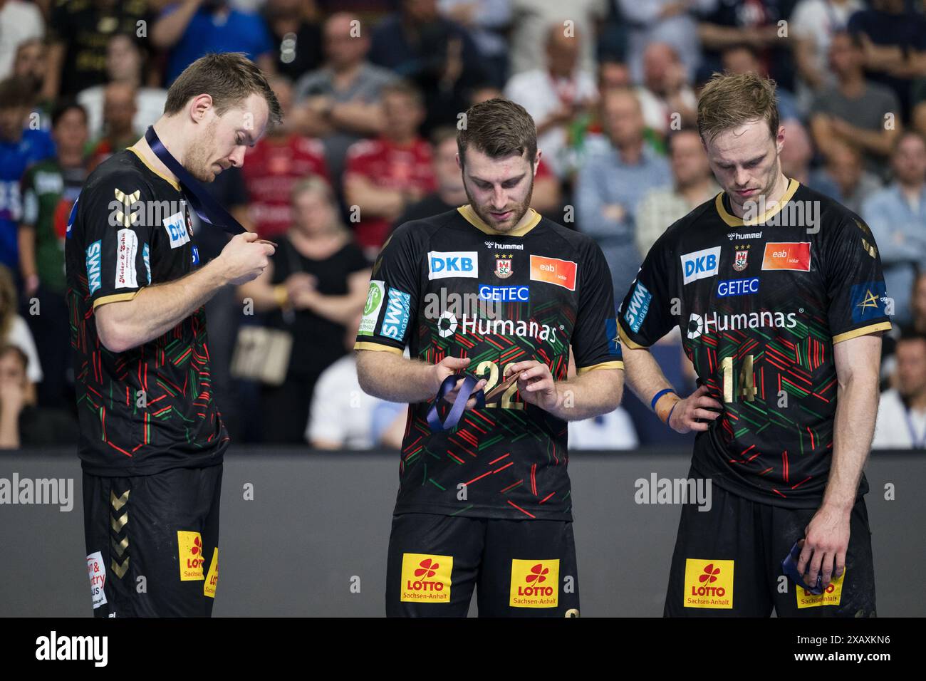 Cologne, Germany. 09th June, 2024. Handball: Champions League, SC ...